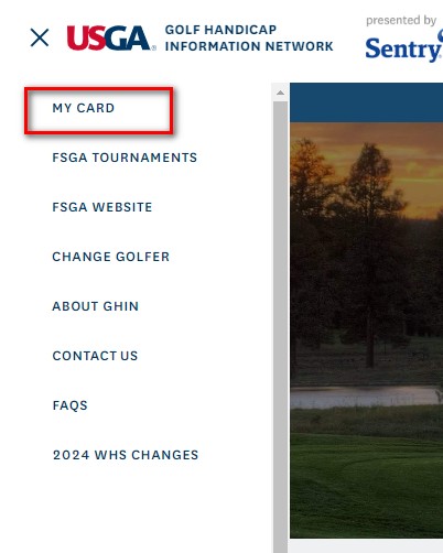 How Do I Print my Handicap Card? - FSGA